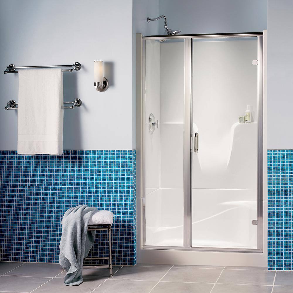 Aquatic Remodeline 48 in. x 34 in. x 76 in. 4-Piece Shower Stall with ...