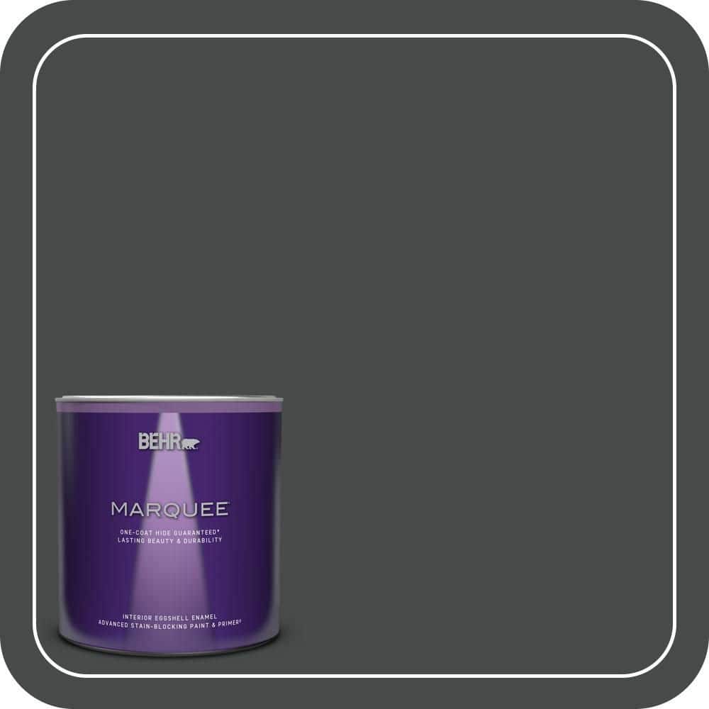 BEHR MARQUEE 1 qt. #N450-7 Astronomical Eggshell Enamel Interior Paint ...