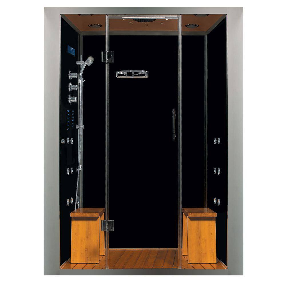 Steam Planet Galaxy Deluxe Plus 60 in. x 40 in. x 87 in. Steam Shower ...