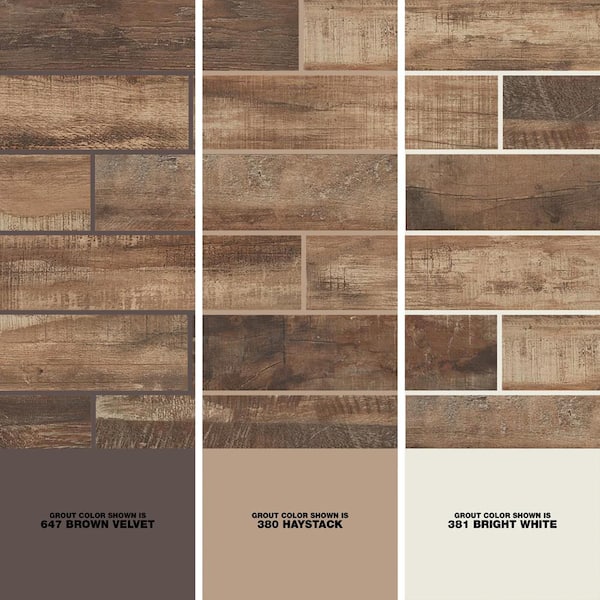 Florida Tile Home Collection Wind River Beige 6 in. x 24 in. Porcelain ...