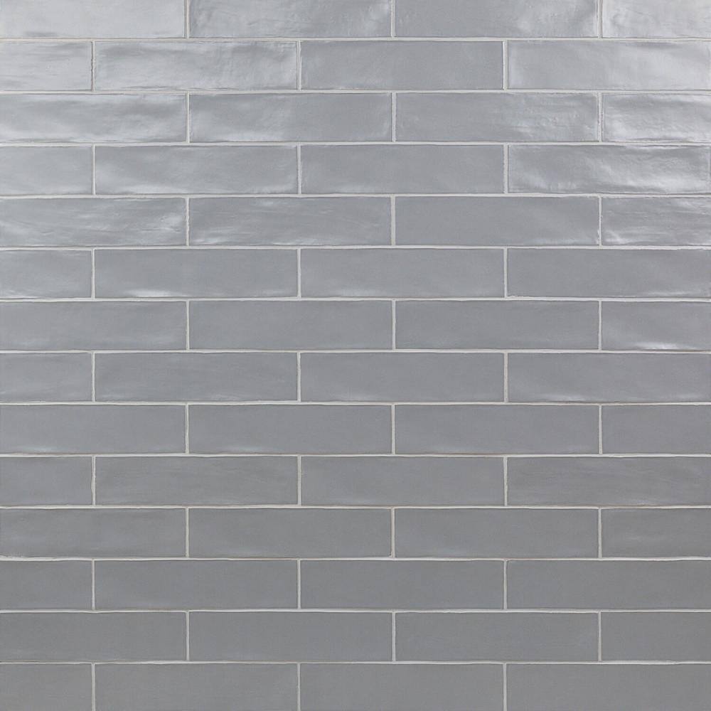 Ivy Hill Tile Strait Gray 3 in. x 12 in. 8 mm Matte Ceramic Subway Wall ...