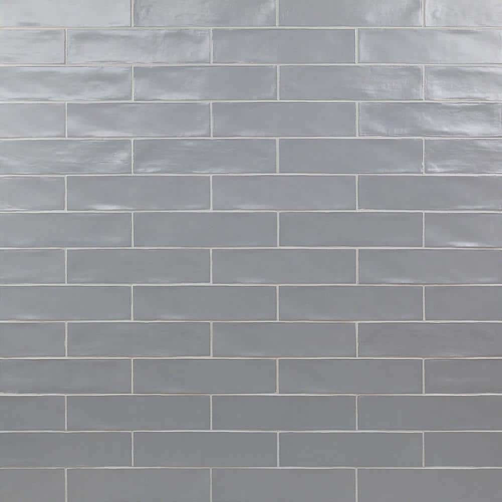 Ivy Hill Tile Pallet of Strait Gray 3 in. x 12 in. Matte Ceramic Subway ...