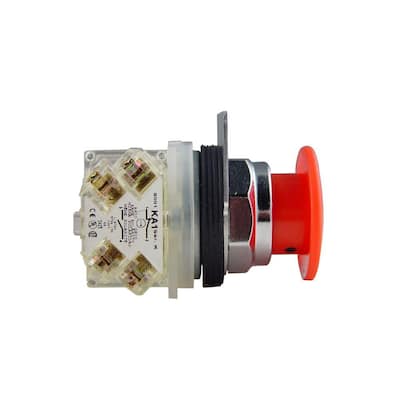 Schneider Electric 30 mm Mushroom Head Momentary Push Button Switch ...