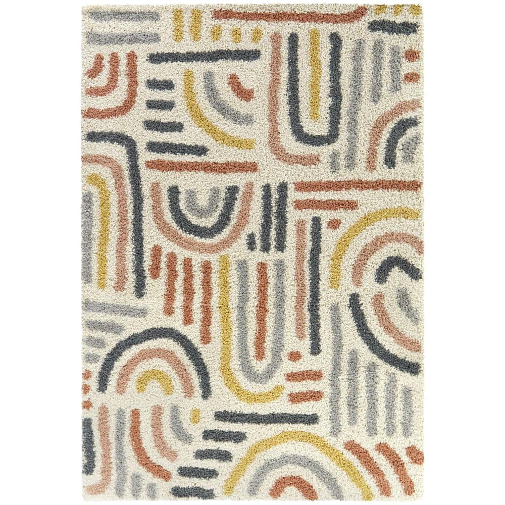 BALTA Marie Cream 5 ft. 3 in. x 7 ft. Abstract Area Rug 3105569 - The ...