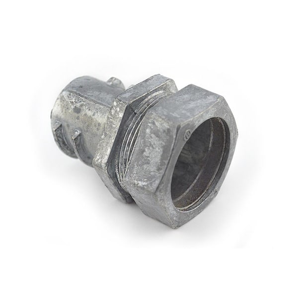 BRIDGEPORT 1 in. Compression EMT to 1 in. Screw-On FMC Transition ...