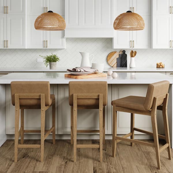 Light wood bar stools with backs store