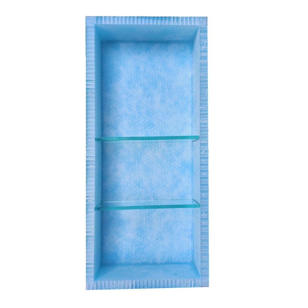 ALINO Shower Niche 12 in. W x 29 in. L x 4 in. T (Inside) Bonded with ...