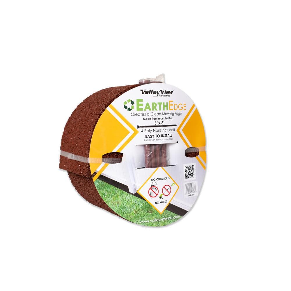 VALLEY VIEW 32 ft. L x 5 in. W x 5.5 in. H Cedar Red Four 8 ft. Rolls ...