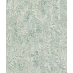 Advantage Blake Green Moss Leaf Wallpaper Sample 4096-520057SAM - The ...