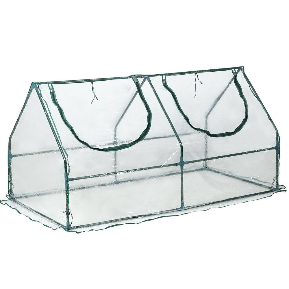 JAXPETY 5.9 ft. W x 3 ft. D x 3 ft. H Garden Portable Greenhouse Kit ...