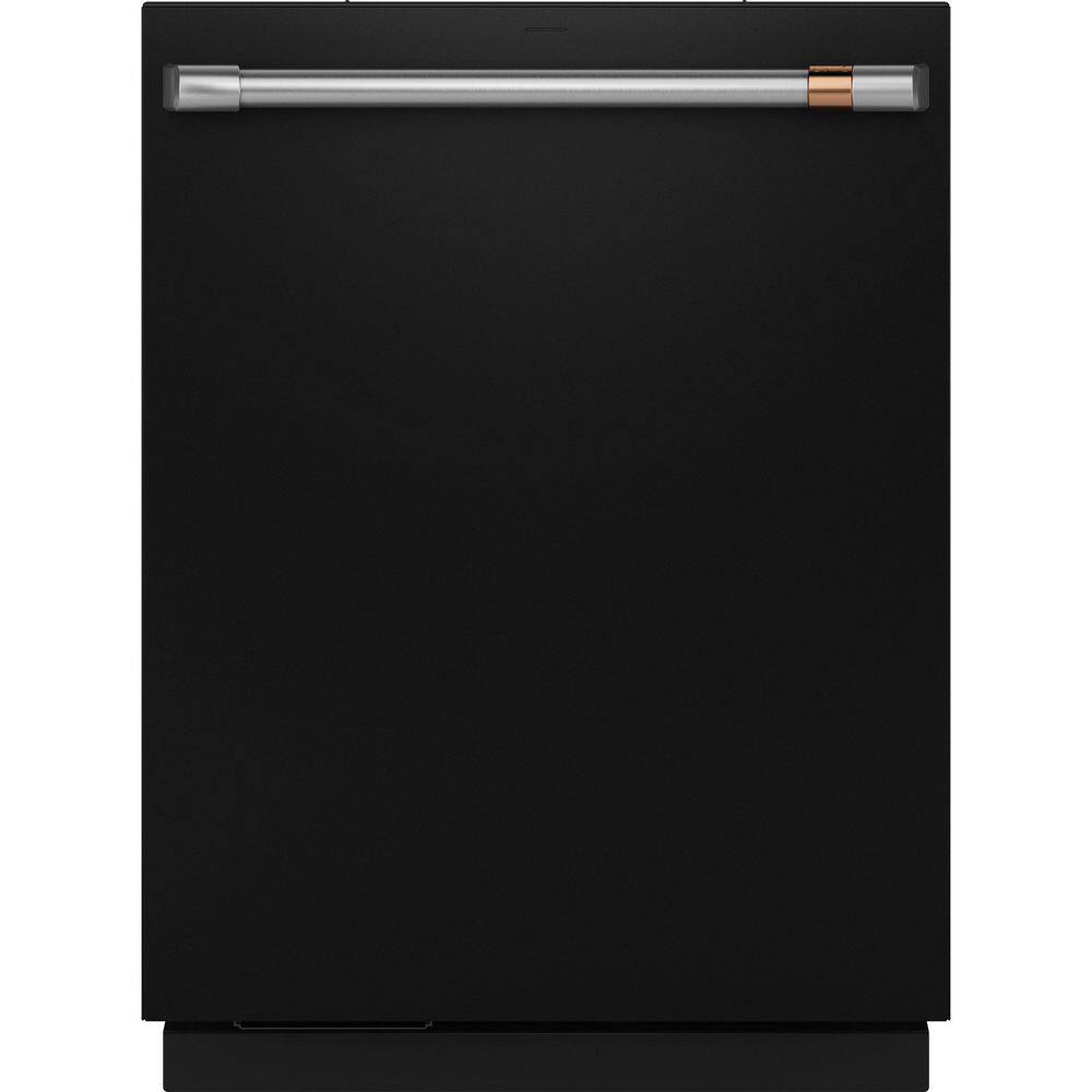 Cafe 24 in. Custom Fit Top Control Smart Dishwasher in Matte Black with ...