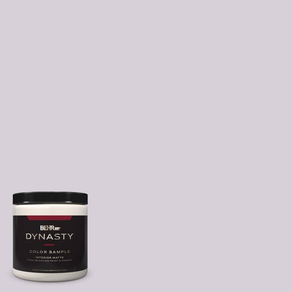 BEHR DYNASTY 8 oz. #670E-3 Lilac Mauve Matte Stain-Blocking Interior ...