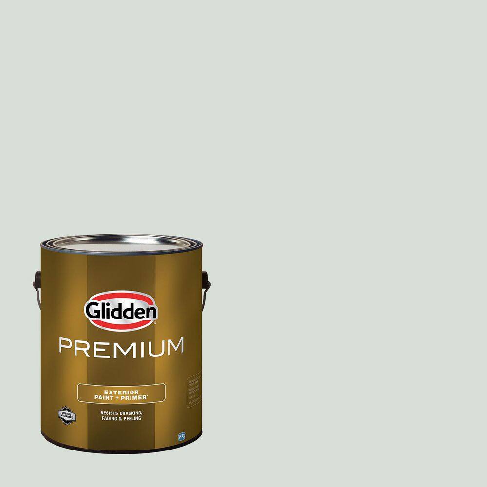 Glidden Premium 1 gal. PPG1135-3 Secret Crush Flat Exterior Paint ...
