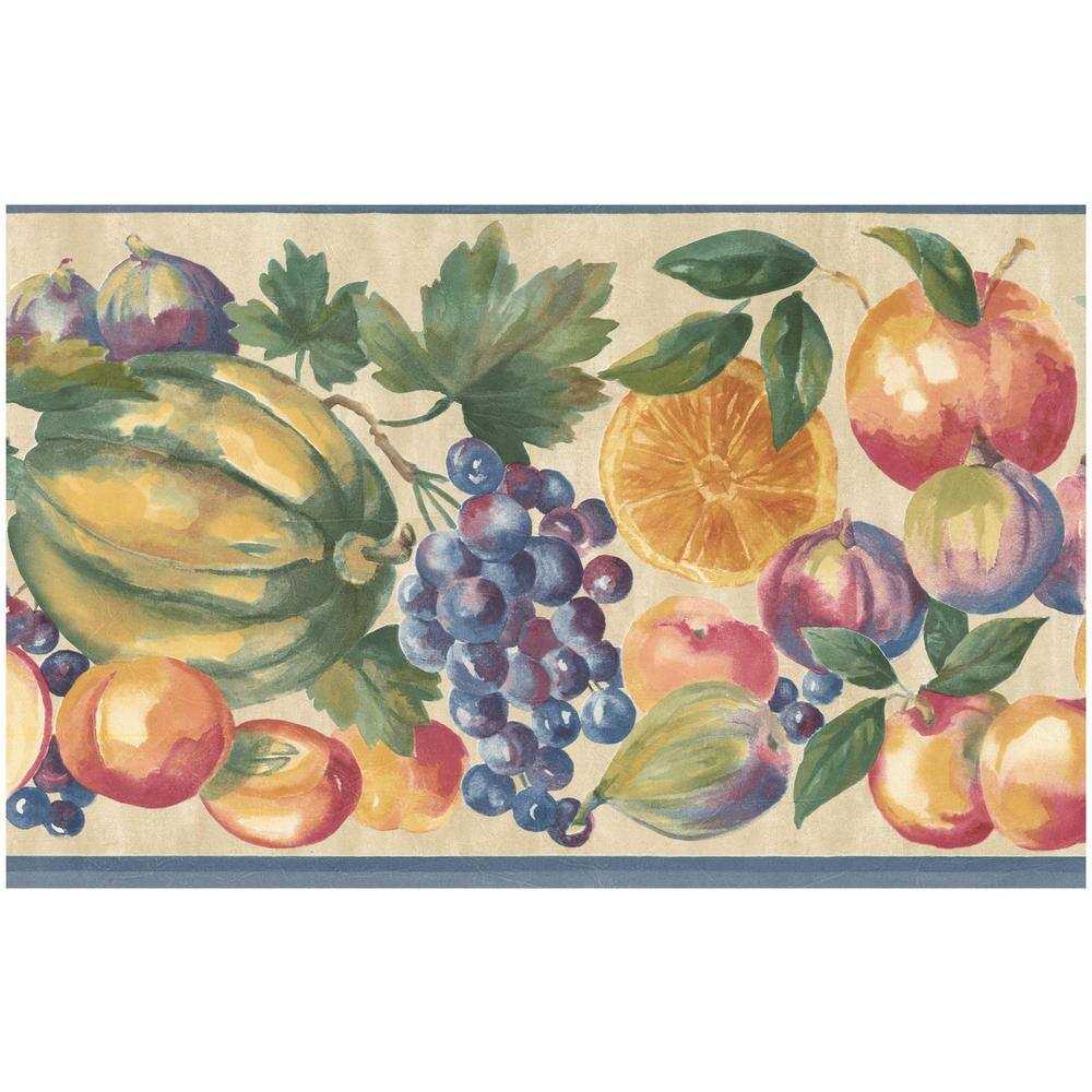 Norwall Border Multi Wallpaper Border-KR75122B - The Home Depot