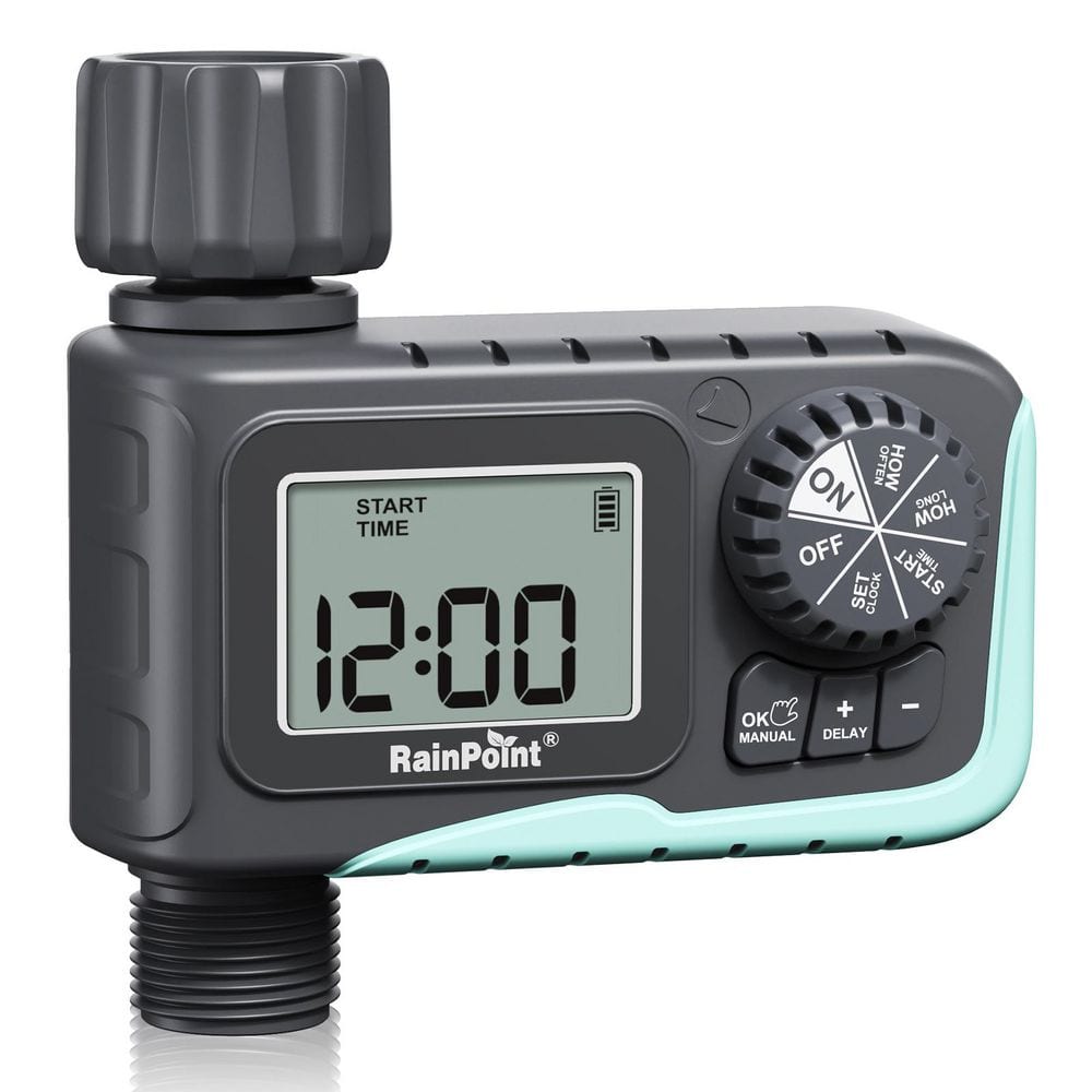 RainPoint 1-Zone Digital Hose Timer ITV105-DLS-A - The Home Depot