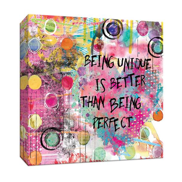 PTM Images 15 in. x 15 in. ''Being Unique'' Canvas Wall Art 9-165688 ...