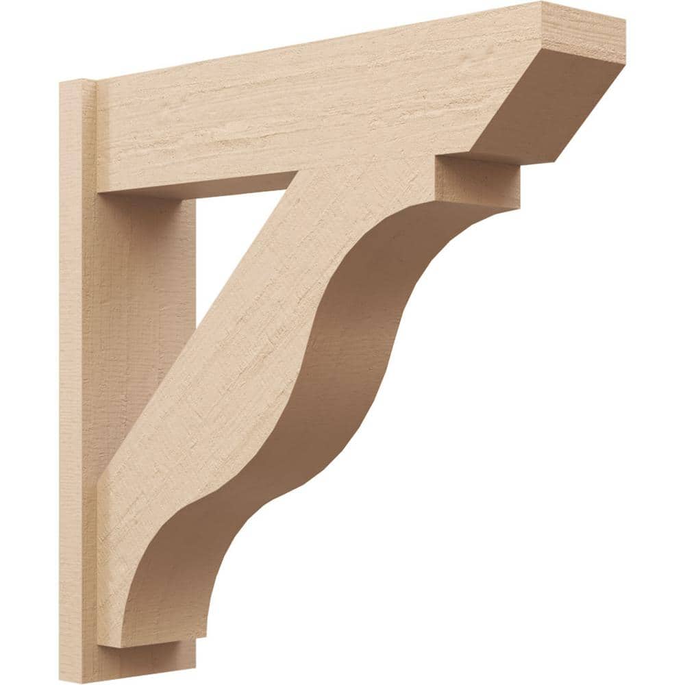 Ekena Millwork 8 in. x 32 in. x 32 in. Funston Slat Rough Cedar ...