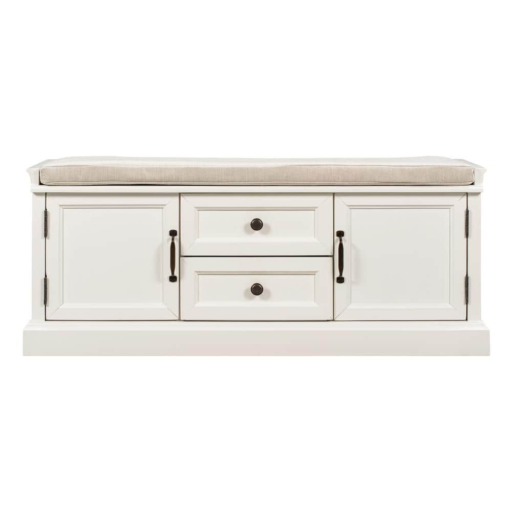 Utopia 4niture Vien 17.5 in. H x 15.9 in. W White Wooden Shoe Storage ...