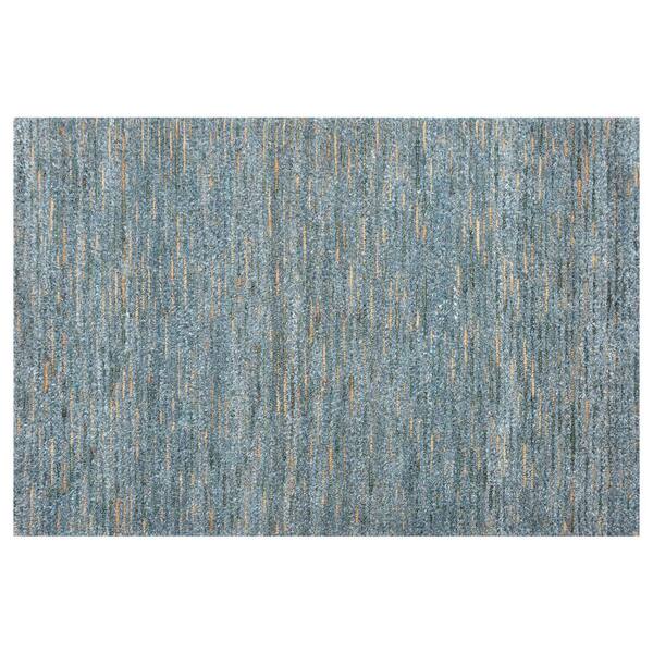 MILLERTON HOME Dune Seafoam 8 ft. x 11 ft. Striped Casual Area Rug ...