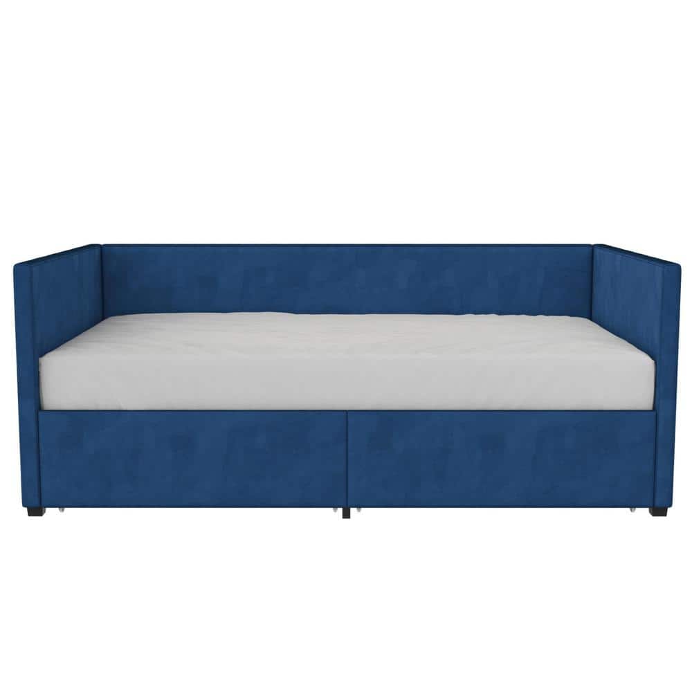 DHP Maddison Modern Glam Daybed with Storage, Twin, Blue DE20433 - The ...