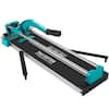 VEVOR 24 in. Manual Tile Cutter Double Rails Tile Cutter W/Alloy ...