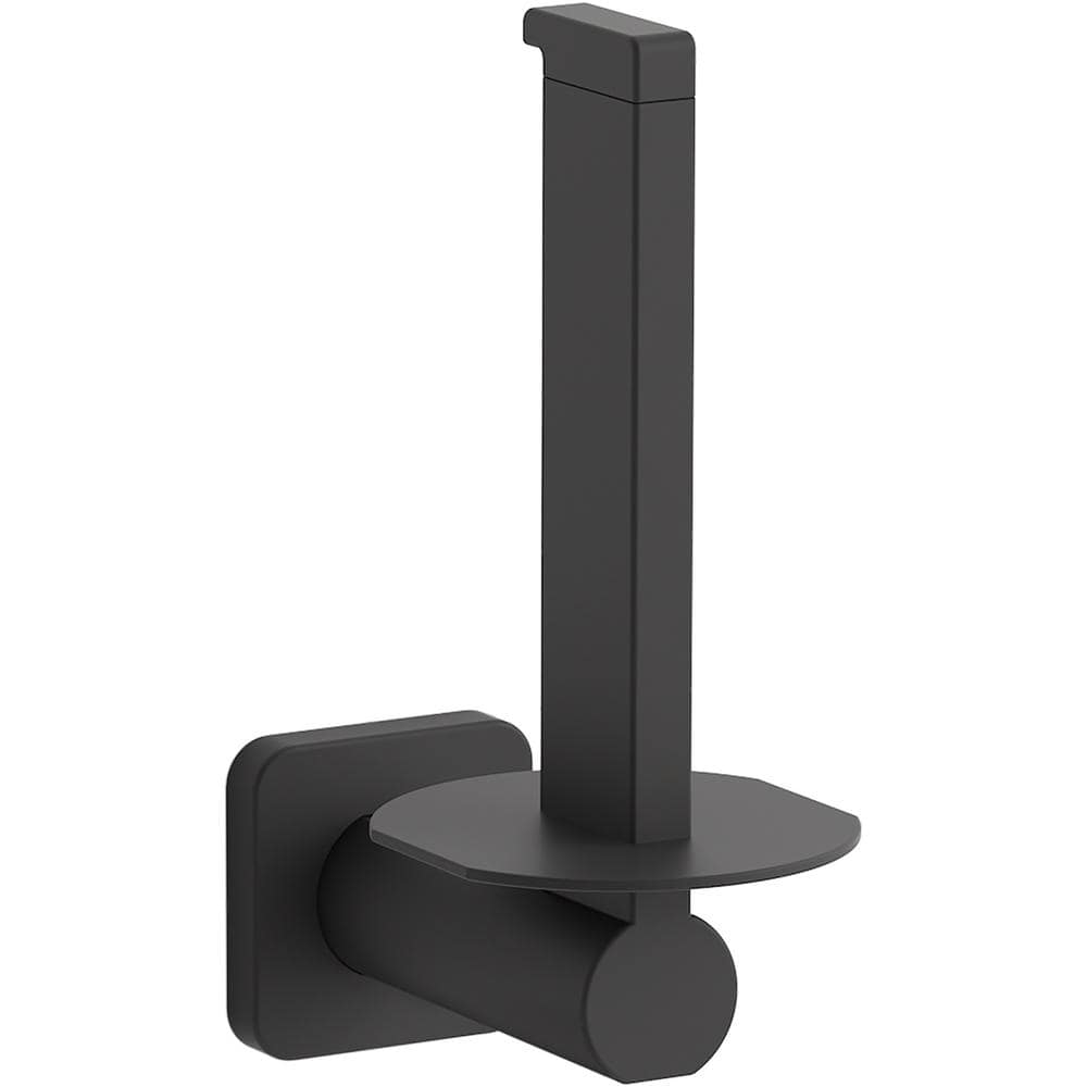 KOHLER Parallel Wall Mounted Toilet Paper Holder in Matte Black K-23527 ...