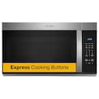 Whirlpool 30 in. 1.7 cu. ft. Over-the-Range Microwave in Stainless ...