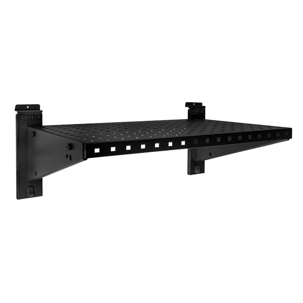 Proslat Stealth 24 in. W x 16 in. D Black Heavy Duty Metal Garage Wall ...