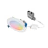 HALO HLB 4 in. Color and Tunable White Slim Canless Smart Wi-Fi LED ...
