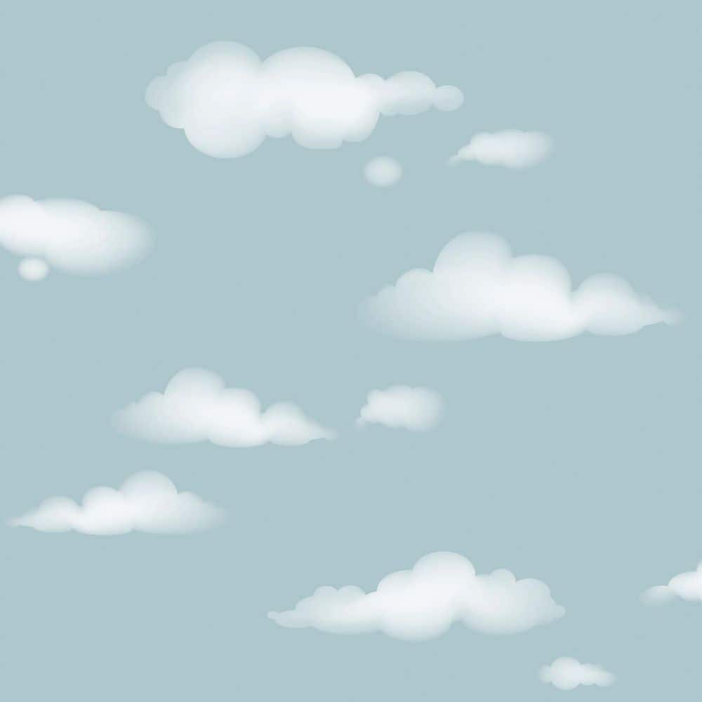 Advantage Cloudy Sky Blue Scenic Wallpaper Sample 4203-27568SAM - The ...