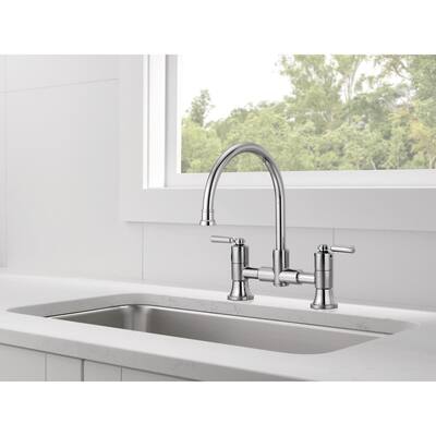 Chrome - Bridge Kitchen Faucets - Kitchen Faucets - The Home Depot