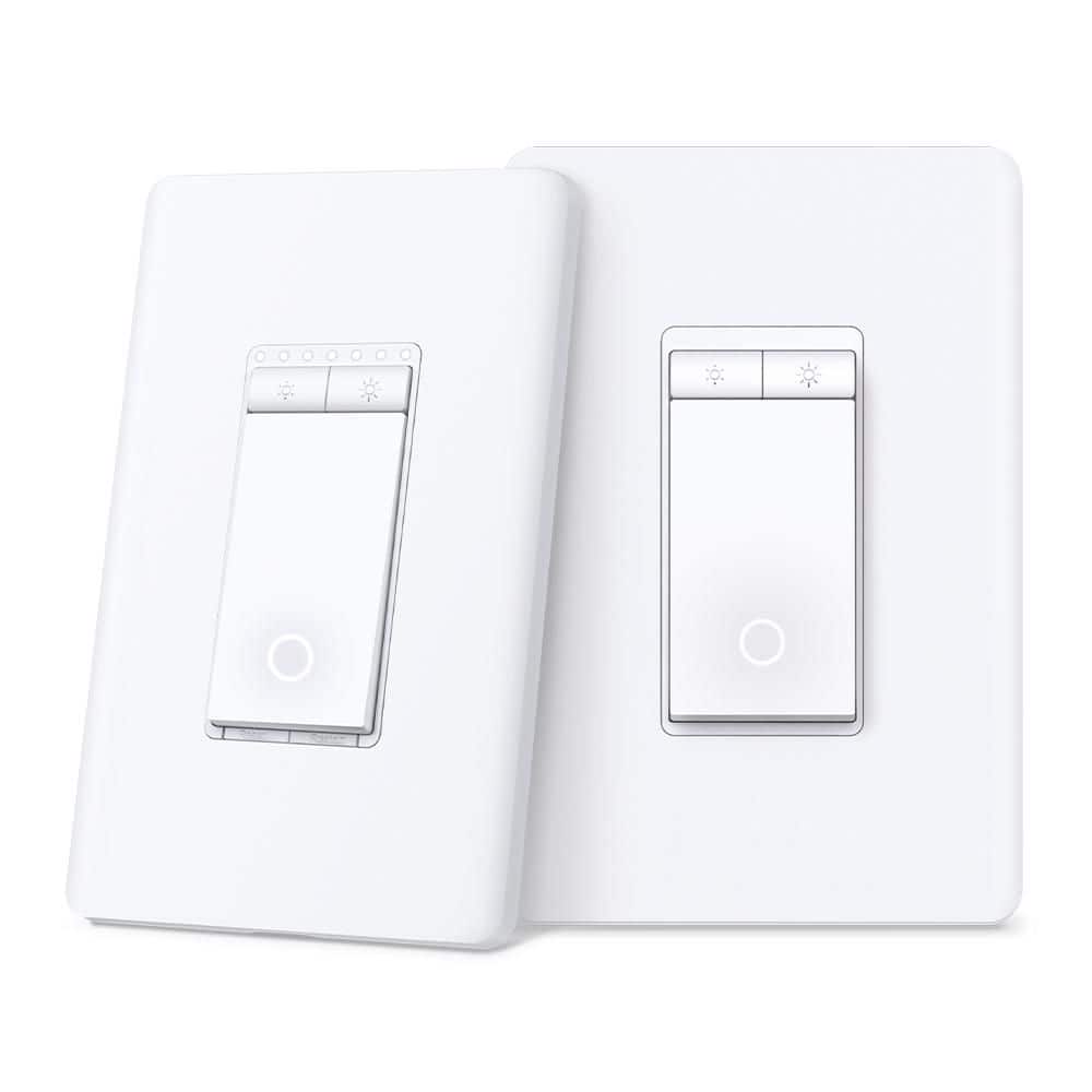 Smart Wi-Fi Light Switch, Dimmer, 3-Way KIT, White S515D Kit - The Home ...