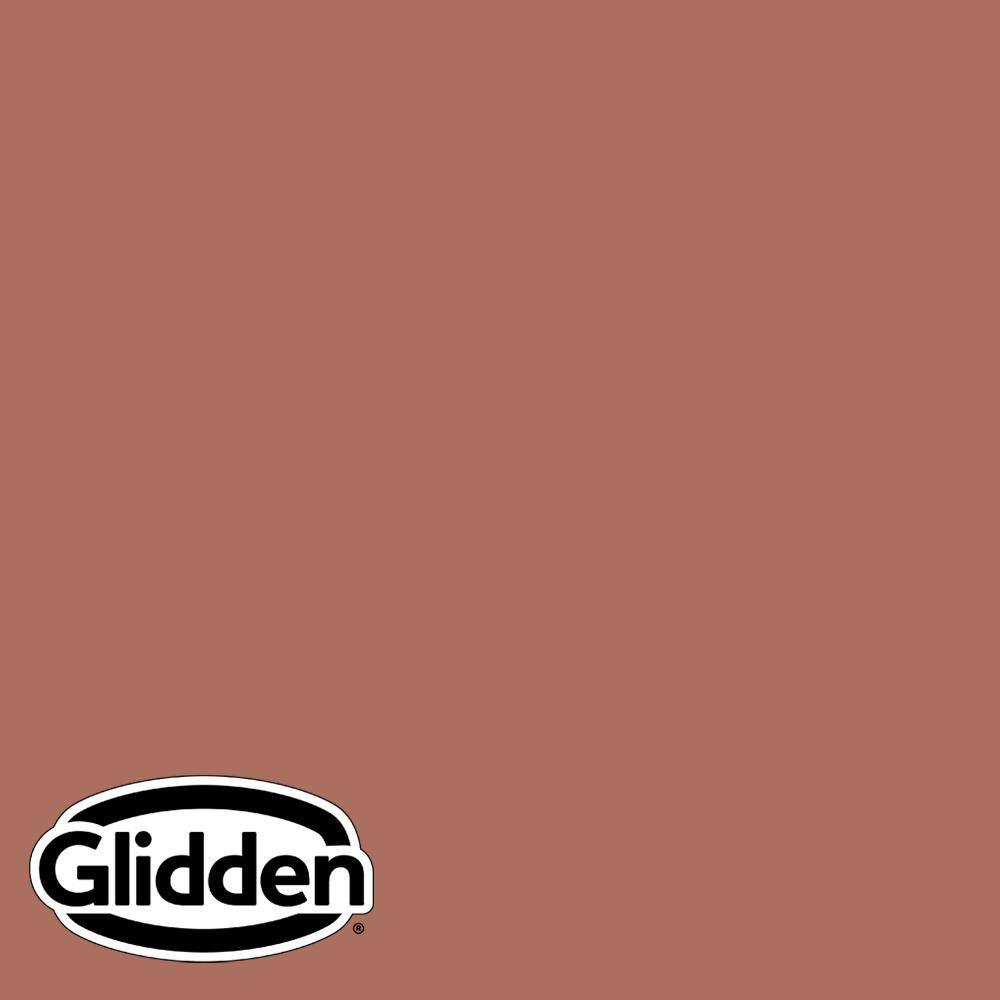 Glidden Essentials 1 gal. PPG1066-6 Amaretto Satin Exterior Paint ...
