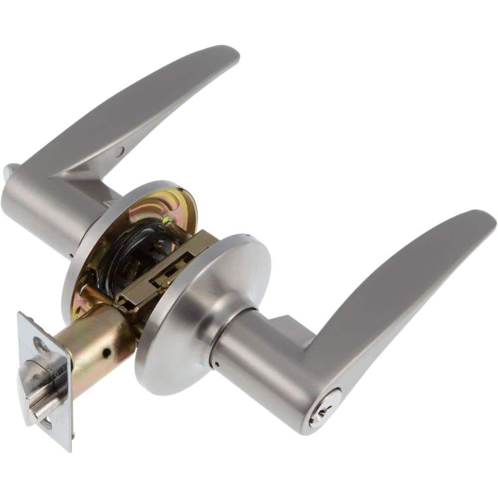 TOLEDO Bilbao Exterior stainless steel Keyed Entry Door Lever Handle ...