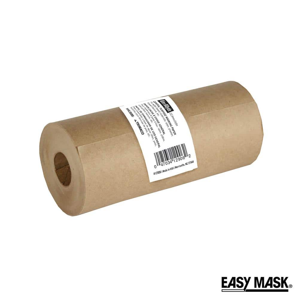 TRIMACO Easy Mask .5 ft. X 180 ft. Brown General Purpose Masking Paper ...