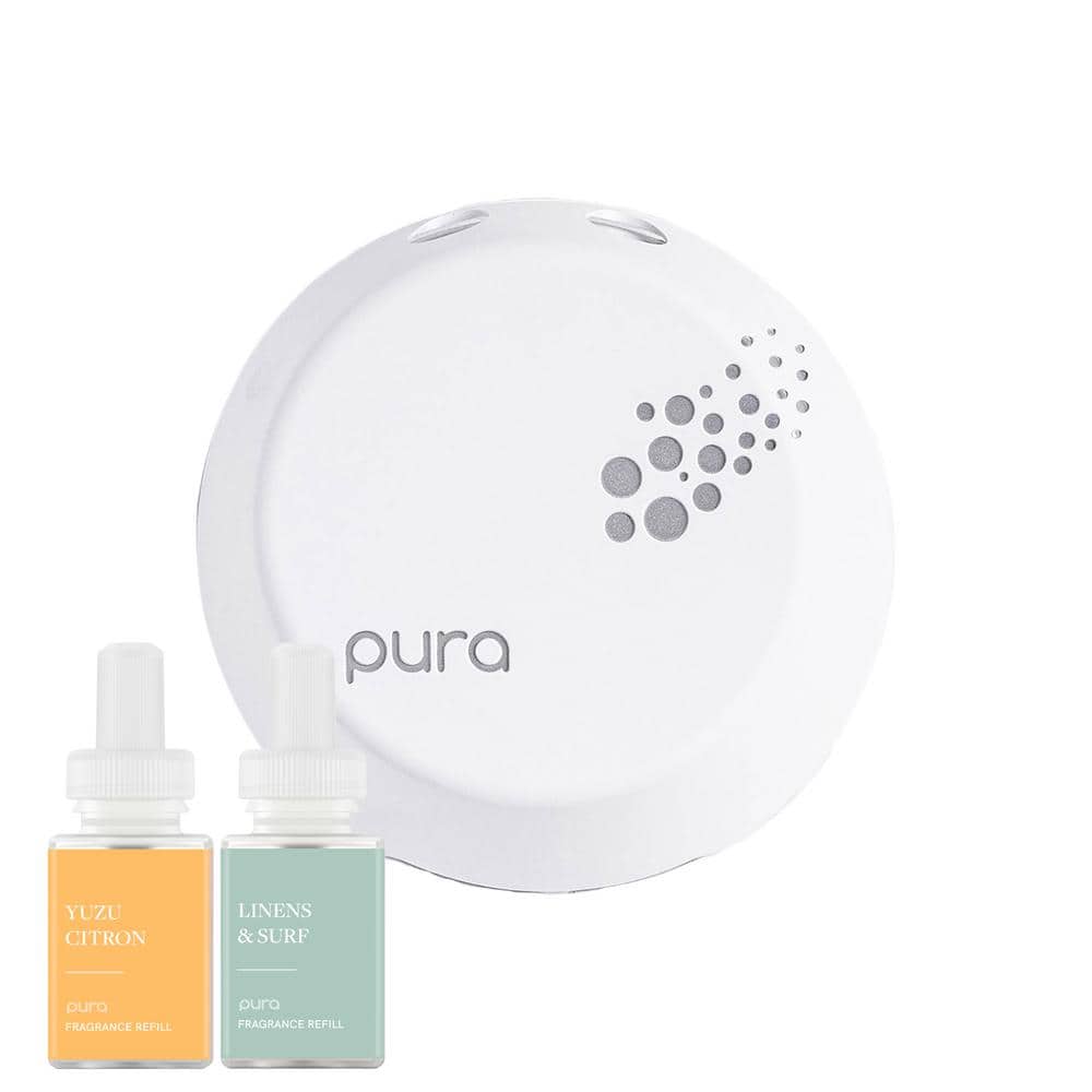 Pura Smart Home Fragrance Device Starter Pack - V3 (Linens & Surf and ...