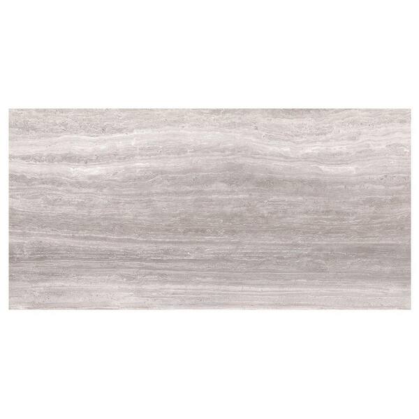 Ivy Hill Tile Atlanta Taupe 4 in. x 0.31 in. Polished Porcelain Floor ...