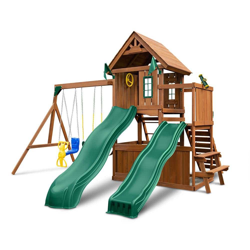 Swing-N-Slide Playsets Professionally Assembled Knightsbridge Deluxe ...