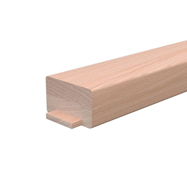 EVERMARK Stair Parts 6000 12 ft. Unfinished Red Oak Wood Craftsman ...