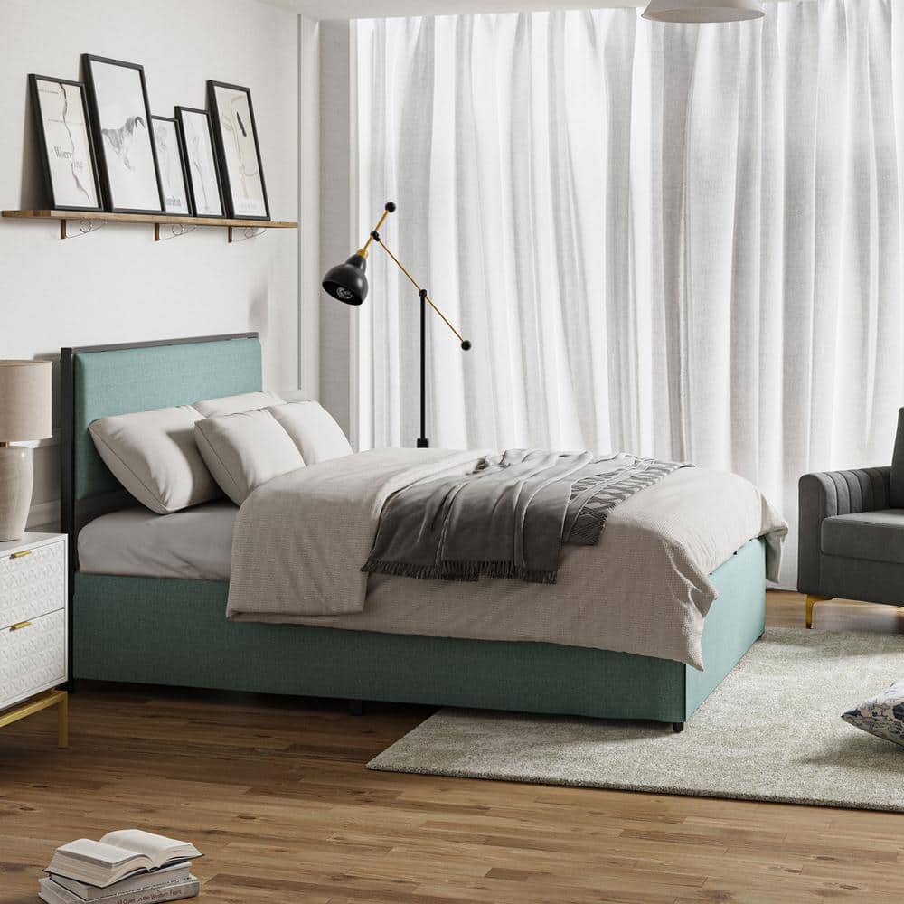 JAYDEN CREATION Nicky Modern 2 Piece King Platform Bedroom Set with ...