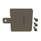 Barrette Outdoor Living 0.625 in. x 1.75 in. x 2.625 in. Black Steel ...