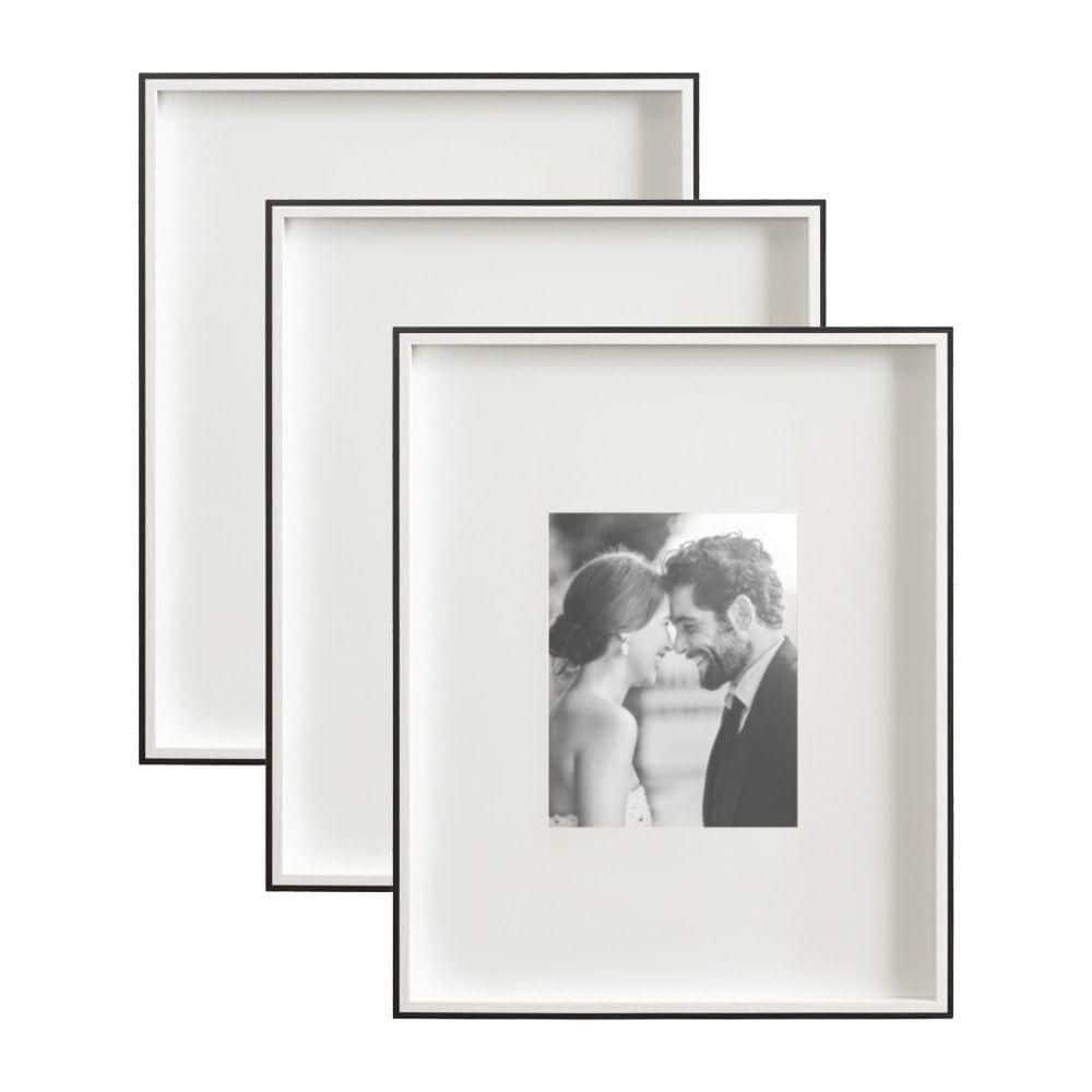 Kate and Laurel Gibson 16 in. x 20 in. matted to 8 in. x 10 in. White ...
