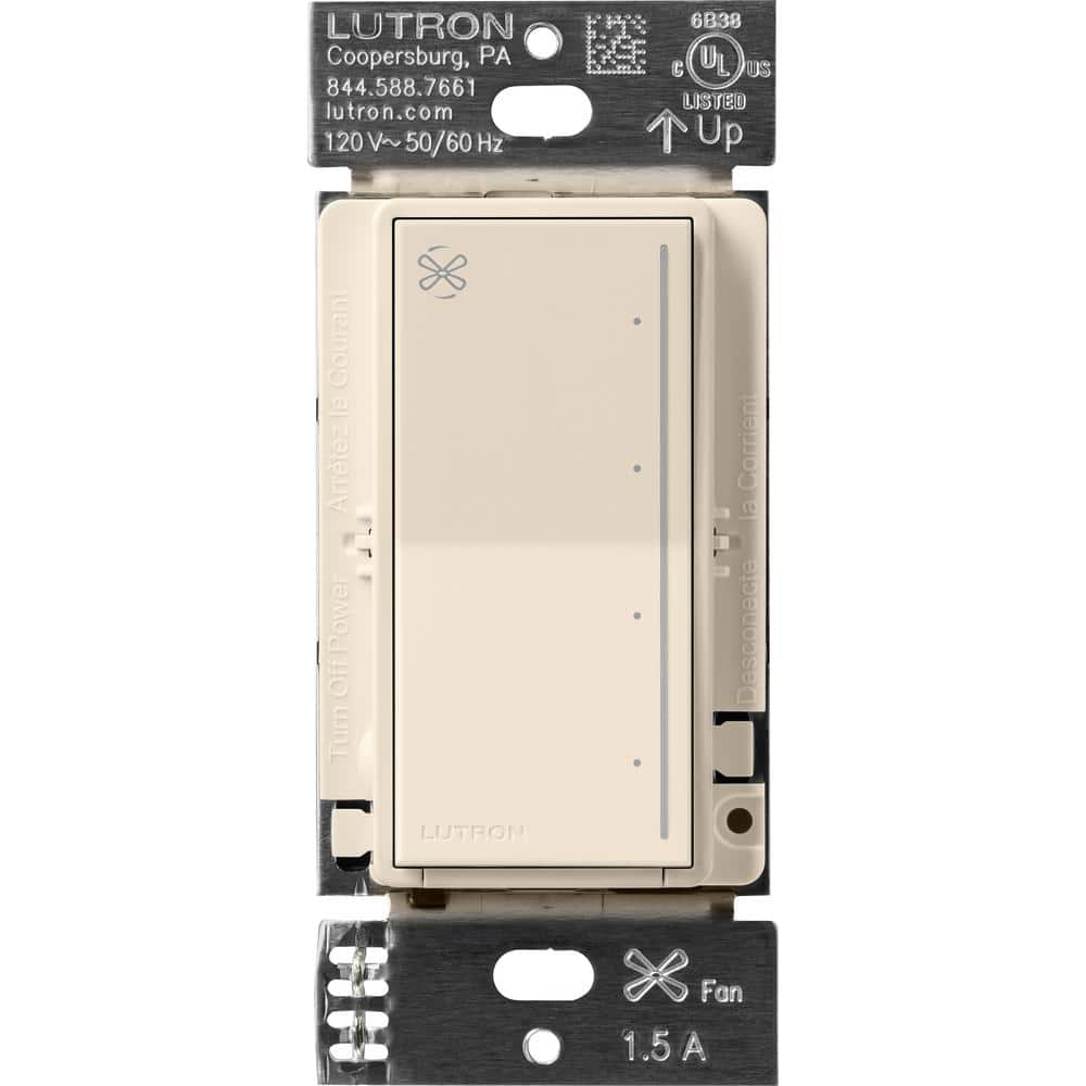Lutron Sunnata Touch Fan Control, 4-Speed, 1.5 Amp/Single-Pole, Light ...