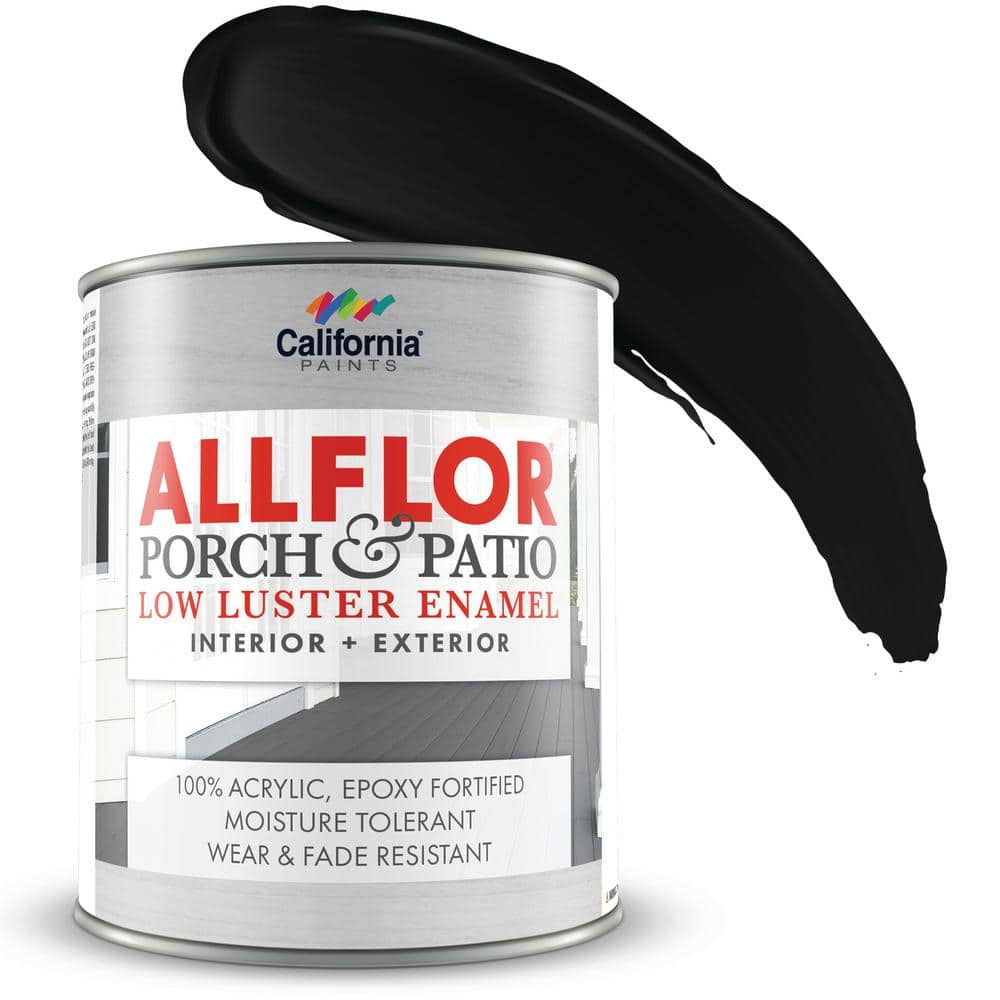 Have a question about California Paints 1 quart Black ALLFLOR Porch and ...