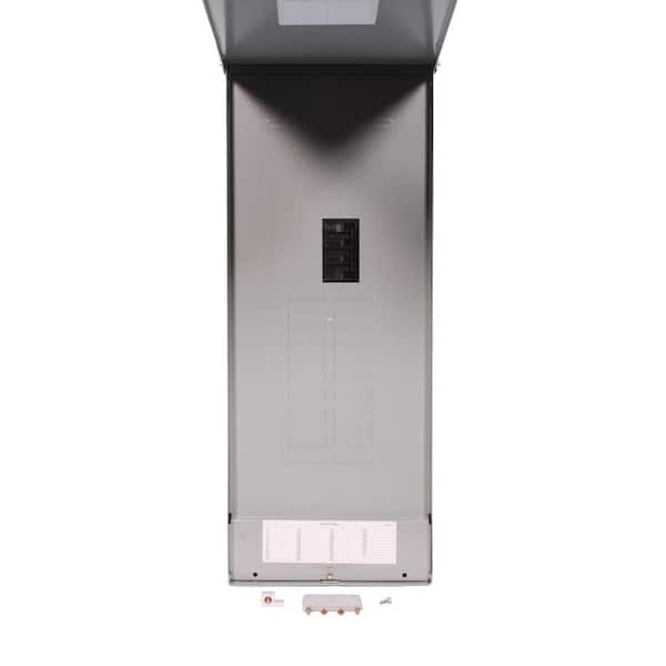GE PowerMark Gold 200 Amp 20-Space 40-Circuit Outdoor Main Breaker ...