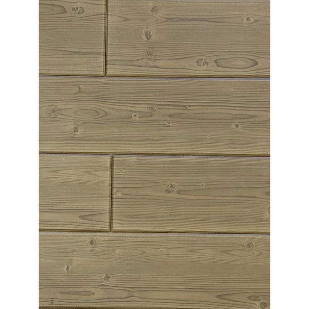 A La Maison Ceilings Light Walnut 0.5 ft. x 3 ft. Glue up Foam Wood ...
