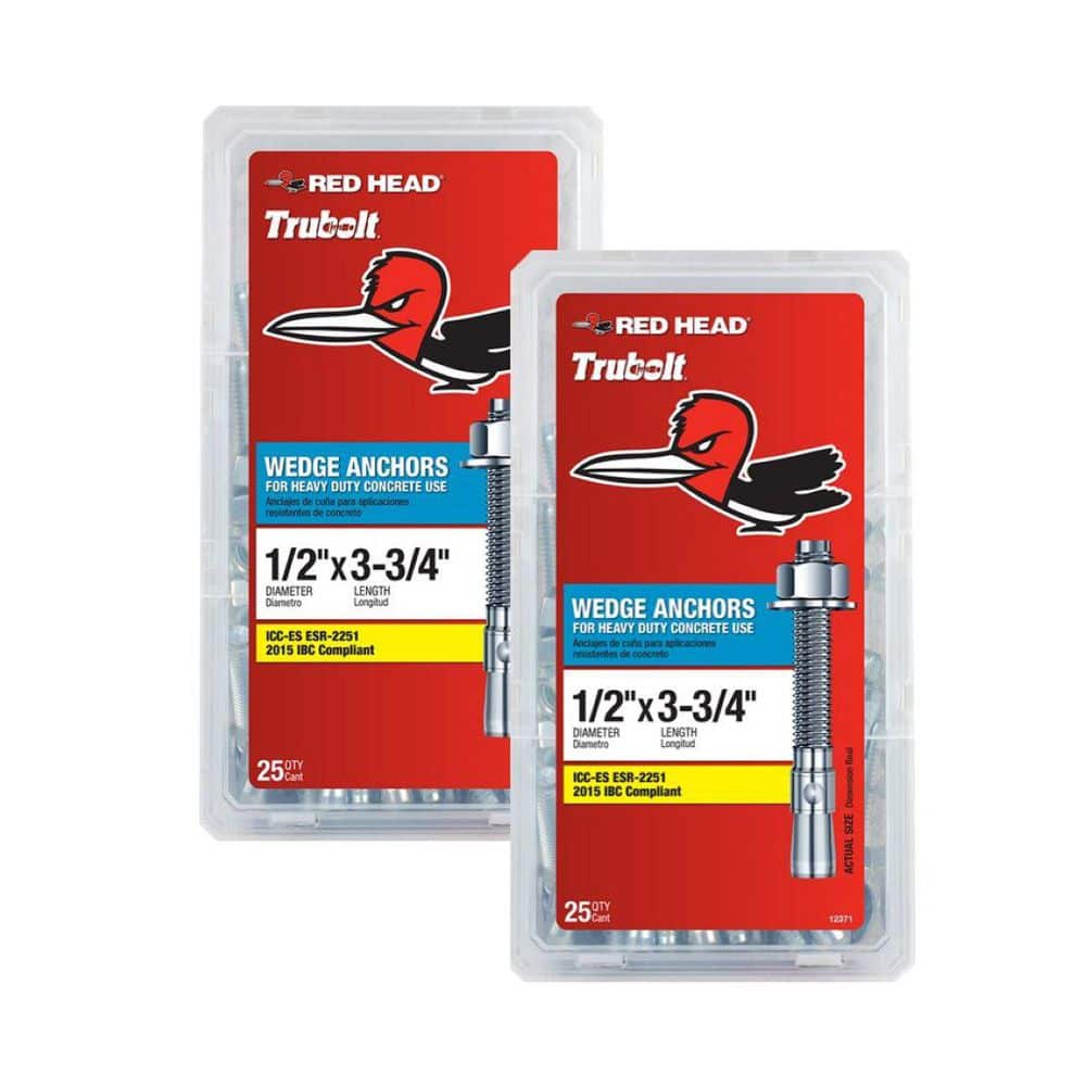 Have a question about Red Head 1/2 in. x 3-3/4 in. Zinc-Plated Steel ...