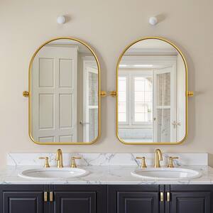 Wooakway Black 2-Piece 24 in. W x 36 in. H Arch Metal Accent Wall ...