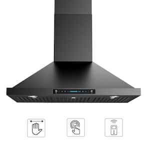 Throes 36 in. 500 CFM Convertible Wall Mount Downdraft System in ...