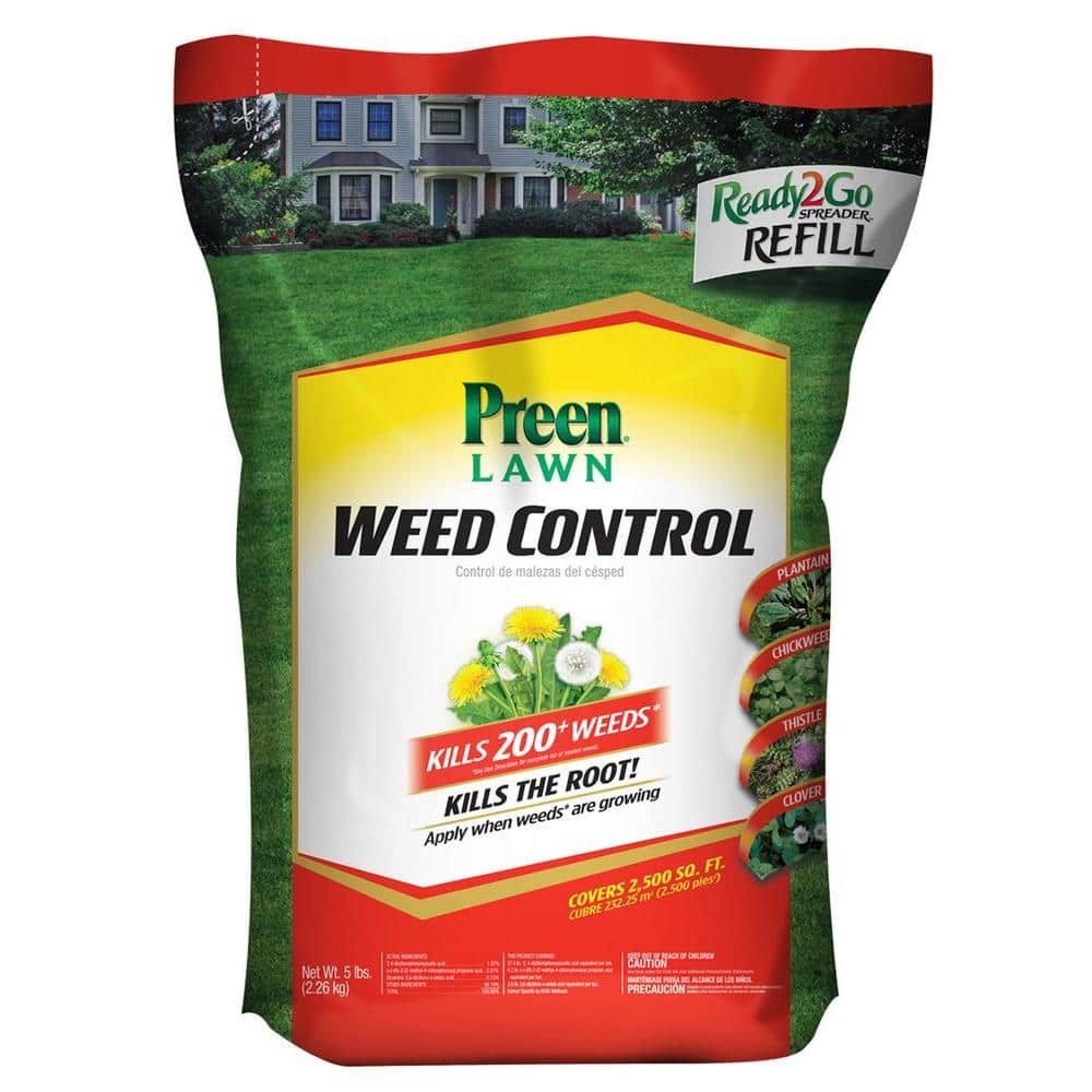 Preen 5 lb. Lawn Weed Control Ready2Go Spreader Refill Bag 2464114X ...